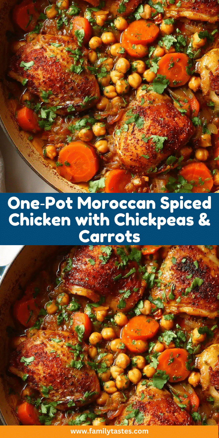 4-Ingredient One-Pot Moroccan Spiced Chicken - A Flavor Bomb