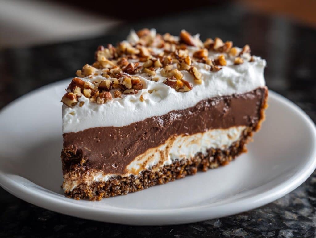 Irresistible Chocolate Lush Dessert with 4 Dreamy Layers