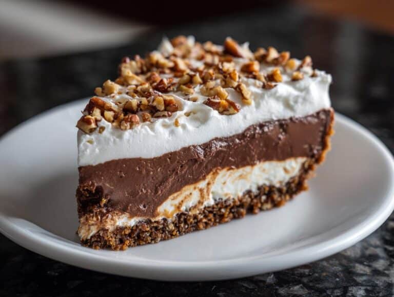 Irresistible Chocolate Lush Dessert with 4 Dreamy Layers