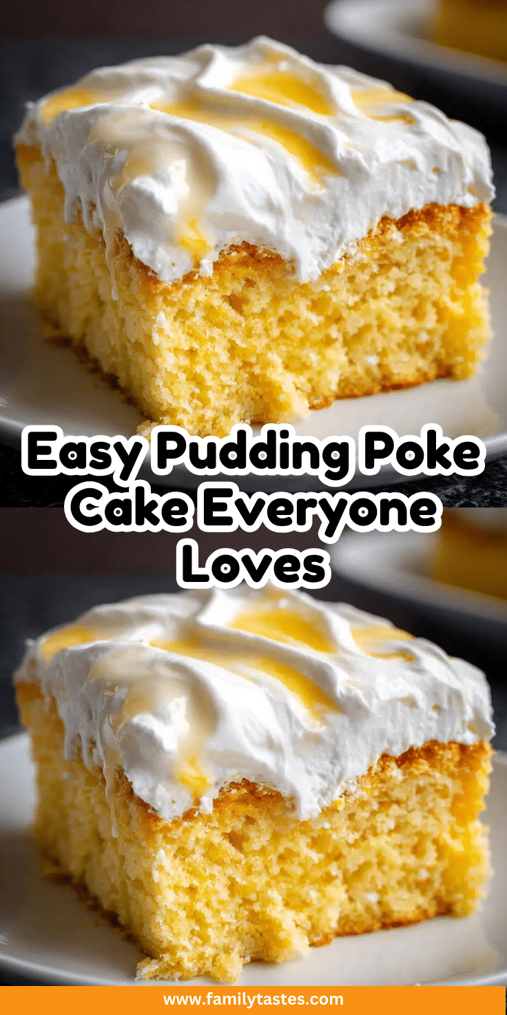 1 Irresistible Pudding Poke Cake That Stays Moist for 3 Days